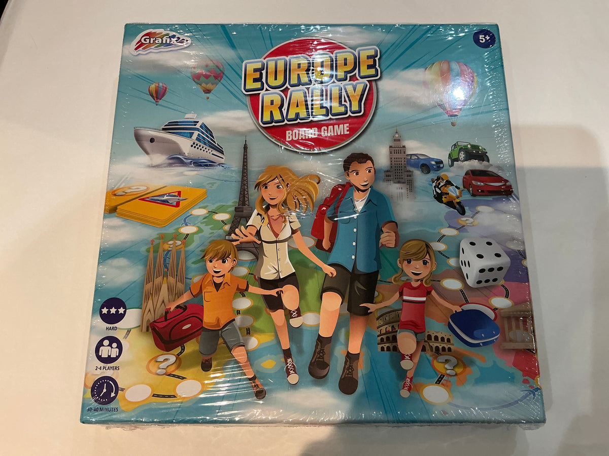 Europe Rally board game – CHAT-MALO Paris
