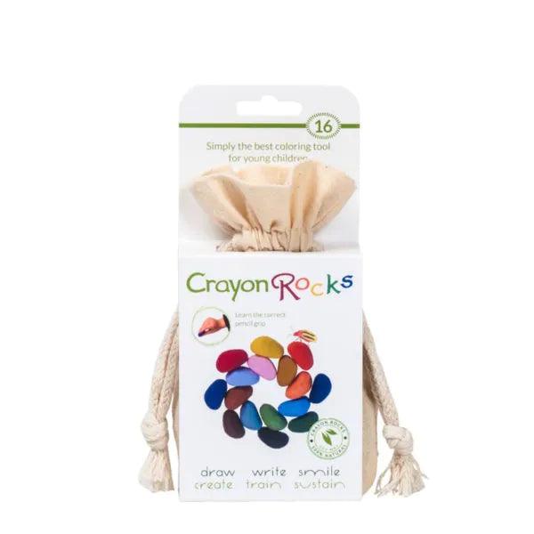 Poppik : Crayon rocks sac 16 couleurs / crayon de cire ergonomique ...
